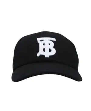 Burberry Monogram Embroidered Baseball Cap