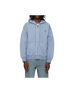 Carhartt Work In Progress Zip Up Hoodie - Soft Blue