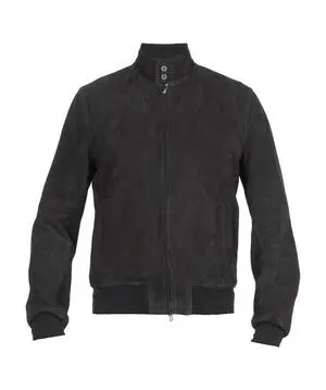 STEWART Zippered Casual Jacket - Black