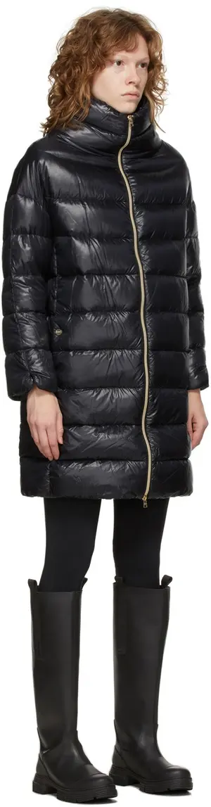 Herno Mid-length Quilted Down Coat