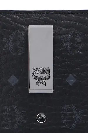 Mcm Logo-print Compact Cardholder
