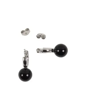 LEMAIRE Polka Dot Hoop Earrings