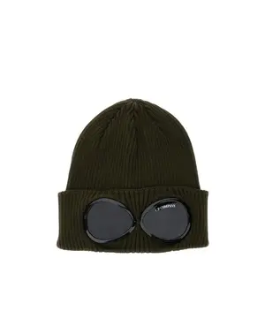 C.P. COMPANY Goggle Beanie - Black