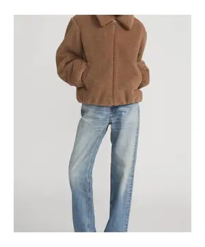 FRAME Long-sleeved Collared Zip-up Jacket