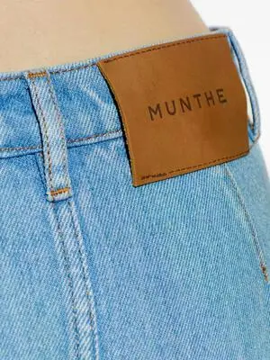 Munthe Panelled Denim Maxi Skirt