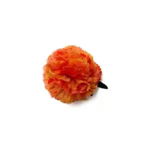 HELENA SIMON Marigold Floral Brooch - Orange