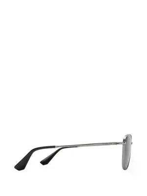 Burberry Metal Check Square Sunglasses - Silver