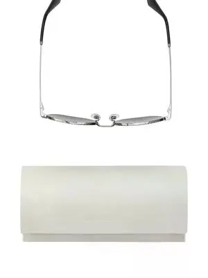 Burberry Metal Check Square Sunglasses