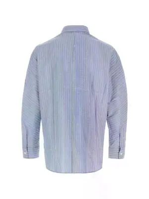 Givenchy Striped Embroidered-logo Shirt