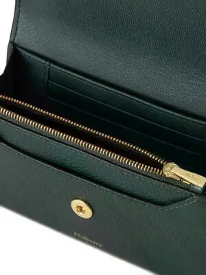 Mulberry Grained-leather Press-stud Wallet