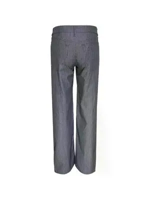 Rag & Bone Cam Striped Straight Trousers