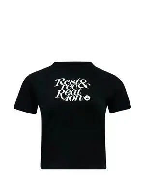 REST & RECREATION Logo Print T-shirt