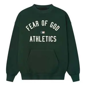 Fear Of God Fear Of God Essentials Athletics Sport Crewneck Forest