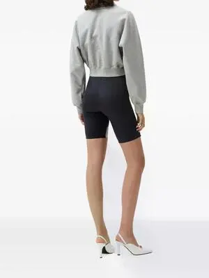 Versace Embroidered Logo Bicycle Shorts