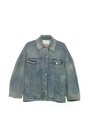 CIRCUS HOTEL Faded Effect Denim Jacket