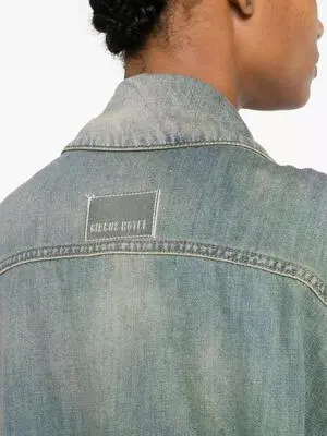 CIRCUS HOTEL Faded Effect Denim Jacket