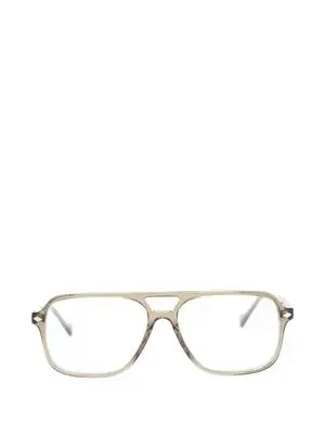 VOGUE EYEWEAR Pilot Frame Double Bridge Glasses - Grey