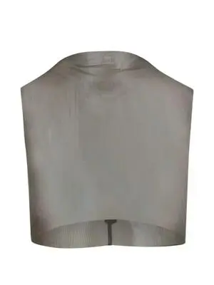 Rick Owens Sheer Sleeveless Crop Top