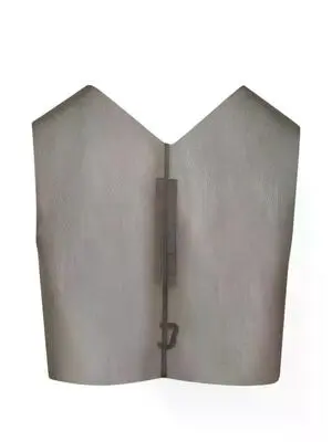 Rick Owens Sheer Sleeveless Crop Top