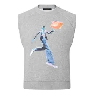 LOUIS VUITTON Sleeveless Graphic Sweatshirt