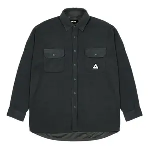 PALACE Fw21 Ultimo Polar Grid Overshirt - Black