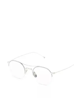 Thom Browne Round-frame Double-bridge Glasses