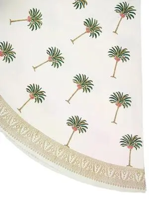 LES-OTTOMANS Handprint Round Tablecloth