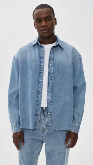 FRAME Relaxed Denim Shirt