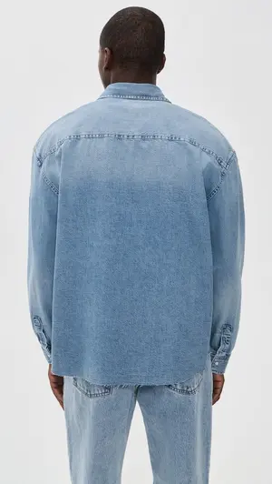 FRAME Relaxed Denim Shirt
