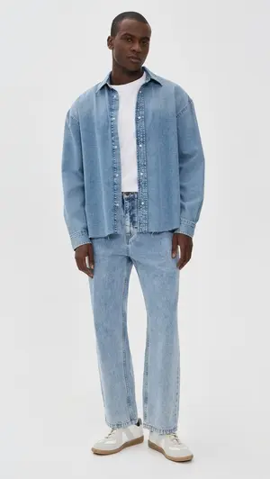 FRAME Relaxed Denim Shirt