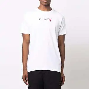 Off-White Fw21 Arrow Pattern Short Sleeve Version