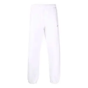 Off-White Fw21 Elastic Waistband Sports Pants/trousers/joggers - White