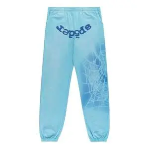 SP5DER Og Web V2 Spray Sweatpant - Light Blue