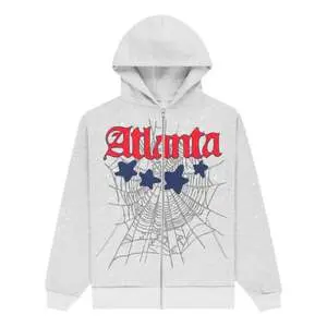 SP5DER Atlanta Full Zip Hoodie - Grey