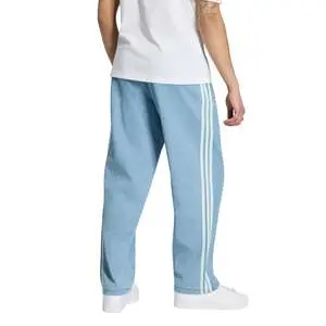 Adidas Denim Firebird Pants - Light Blue