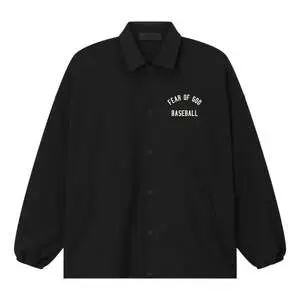 Fear Of God Mlb Coaches Jacket - Black