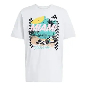 Adidas Miami Race T-shirt - White