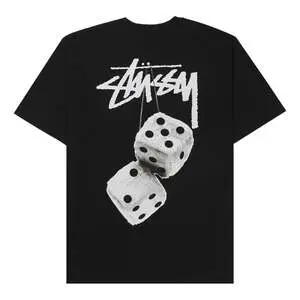 StÜssy Fuzzy Dice T-shirt - Black