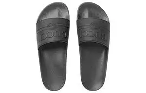 Gucci Logo Rubber Slide - Black