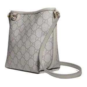 Gucci Gg Emblem Nano Bucket Bag - Grey