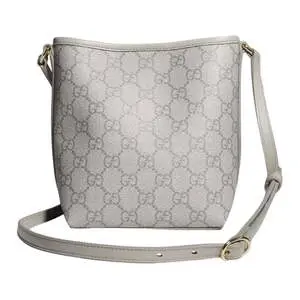Gucci Gg Emblem Nano Bucket Bag - Grey