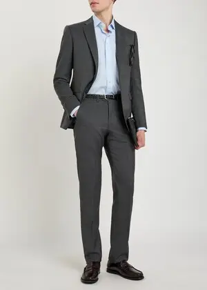 Emporio Armani Checked Wool Suit