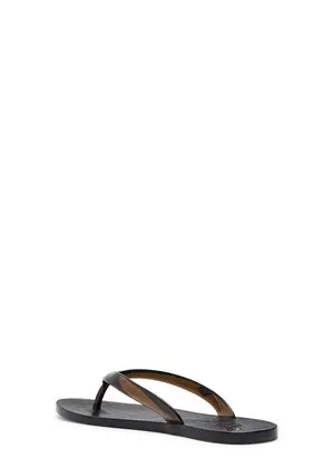 ANCIENT GREEK SANDALS Rubber Flip Flops - Black