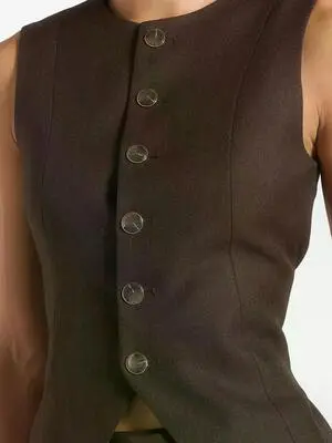 Manière De Voir Tailored Cinch Waist Waistcoat