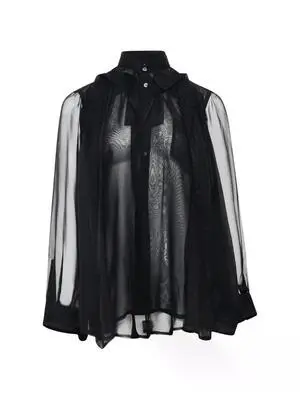 Comme Des Garçons Sheer Layered Shirt