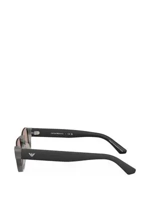 Emporio Armani Rectangle Frame Sunglasses