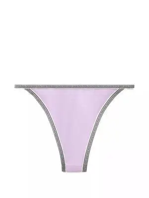 Versace Embroidered Logo Bikini Bottoms
