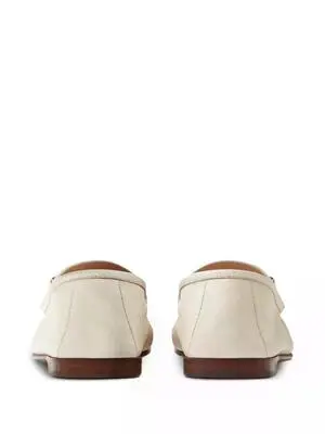 Versace Guanto Leather Loafers