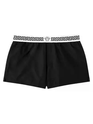 Versace Greca Border Medusa Swim Shorts - Black