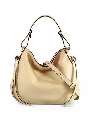 LORISTELLA Carola Grainy-leather Tote Bag - Neutrals